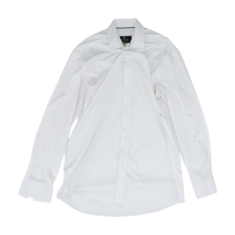 White Solid Long Sleeve Button Down – Unclaimed Baggage
