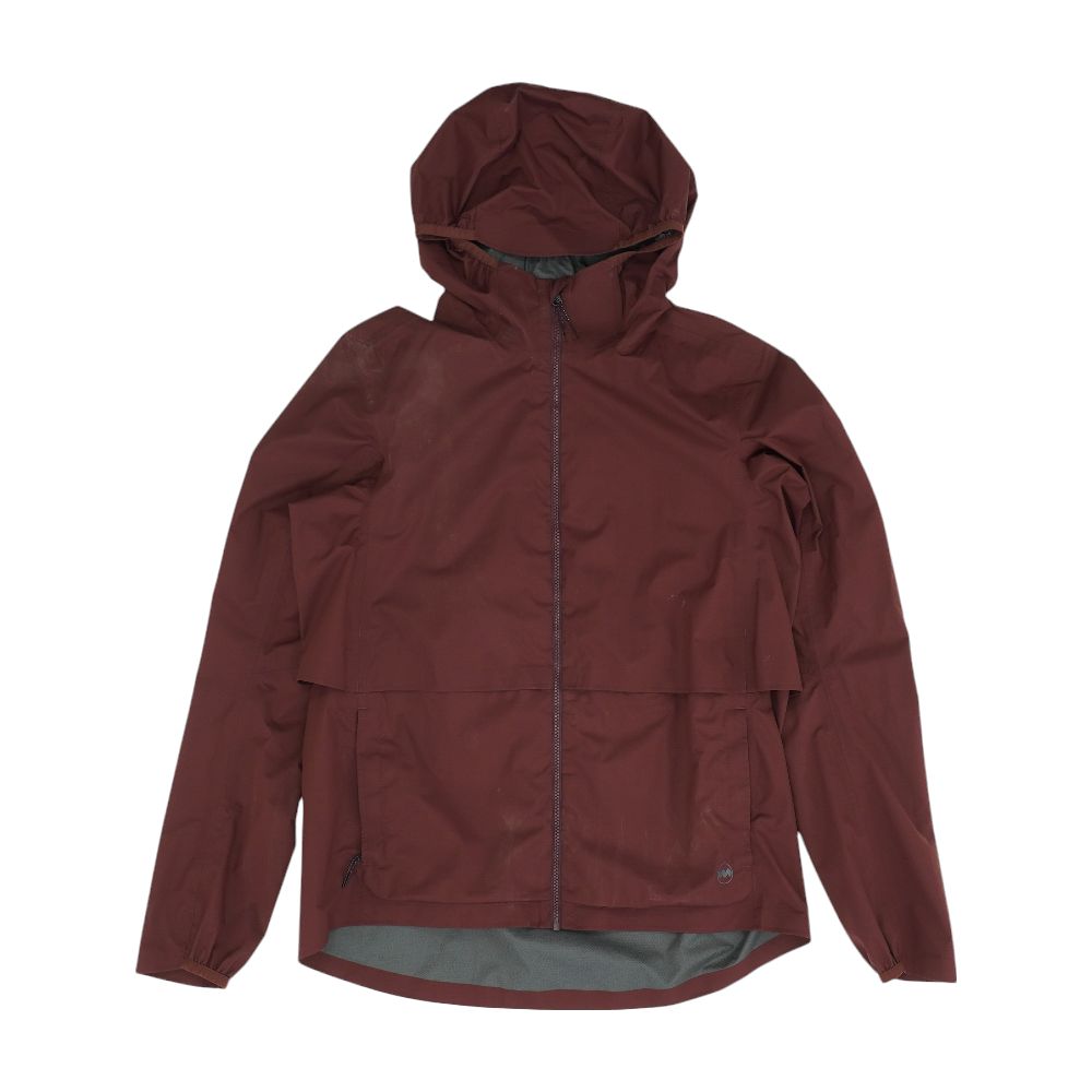 Maroon Solid Rain Jacket – Unclaimed Baggage