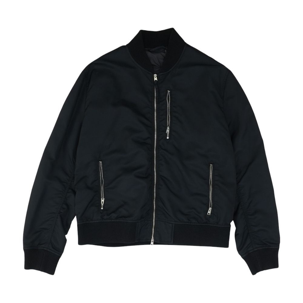 Black Solid Bomber Jacket – Unclaimed Baggage