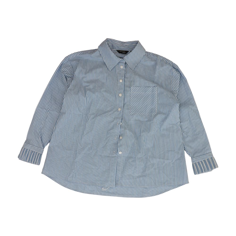 Blue Striped Button Down – Unclaimed Baggage