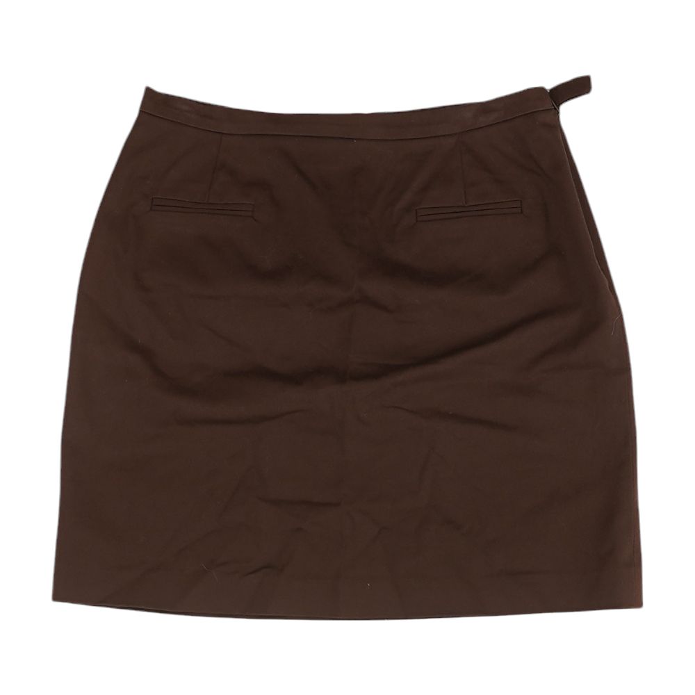 Brown Solid Mini Skirt – Unclaimed Baggage