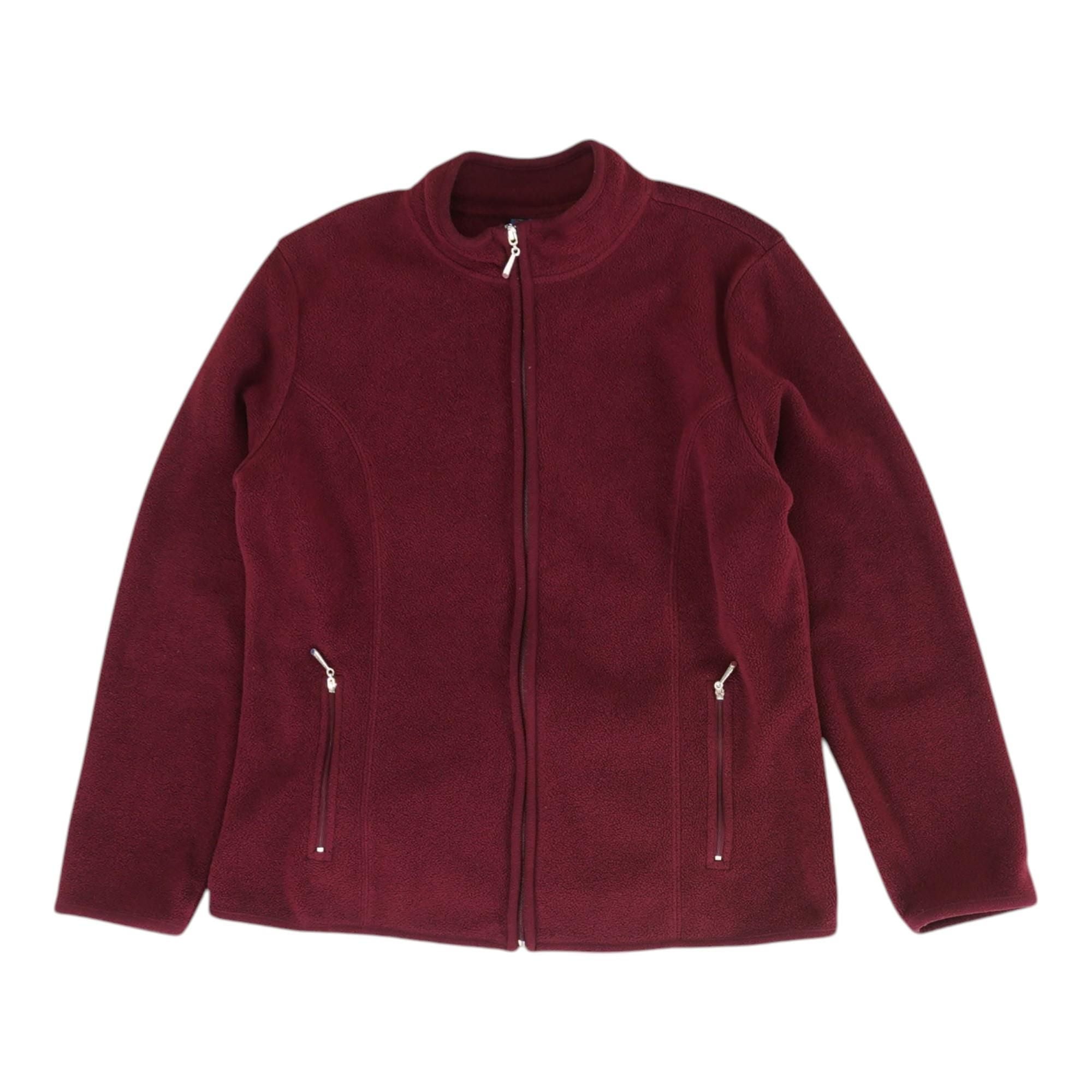 Burgundy Solid Lightweight Jacket – Unclaimed Baggage