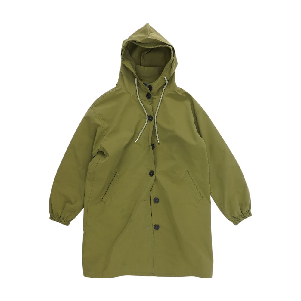 Green Solid Rain Jacket – Unclaimed Baggage