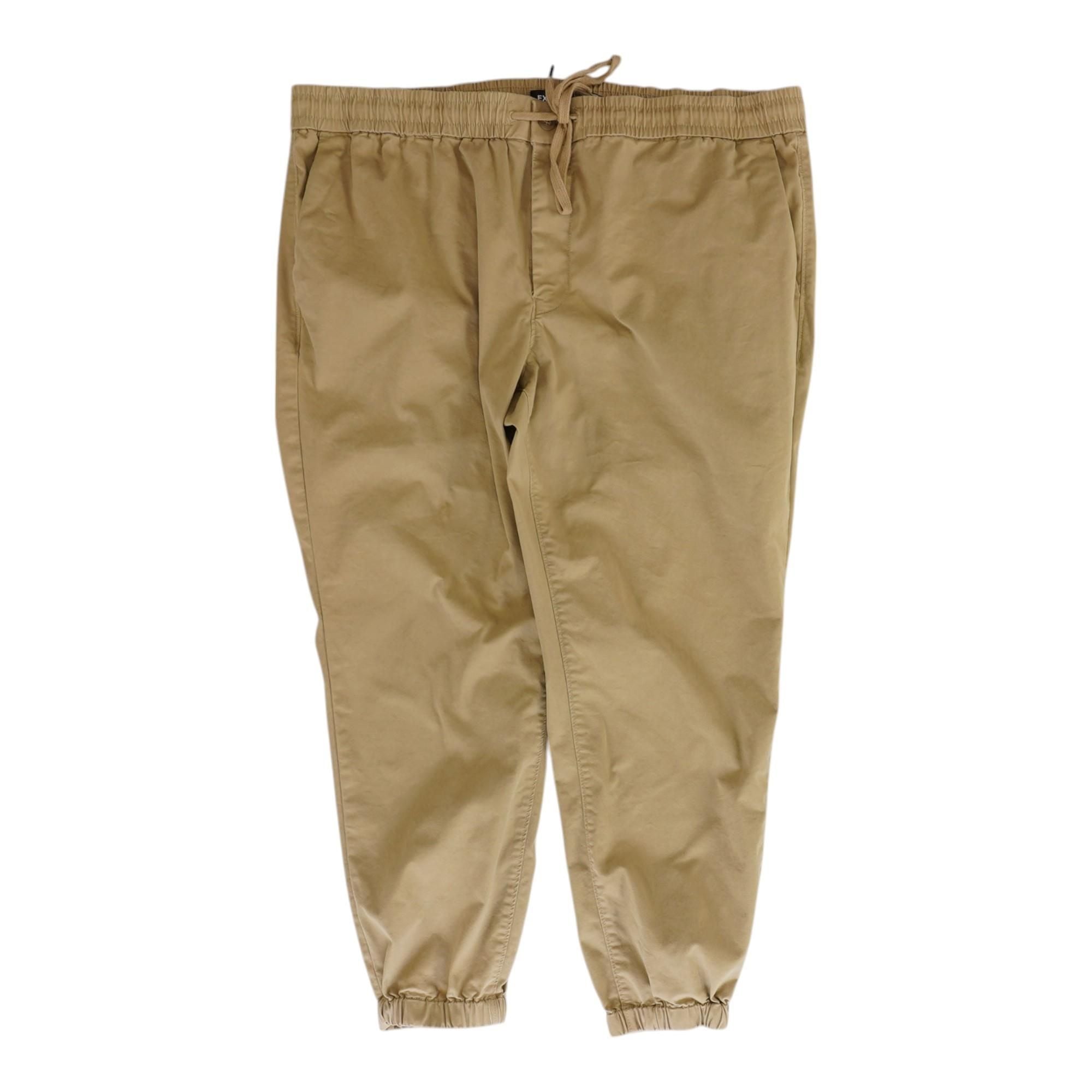 Khaki Solid Khaki Pants – Unclaimed Baggage
