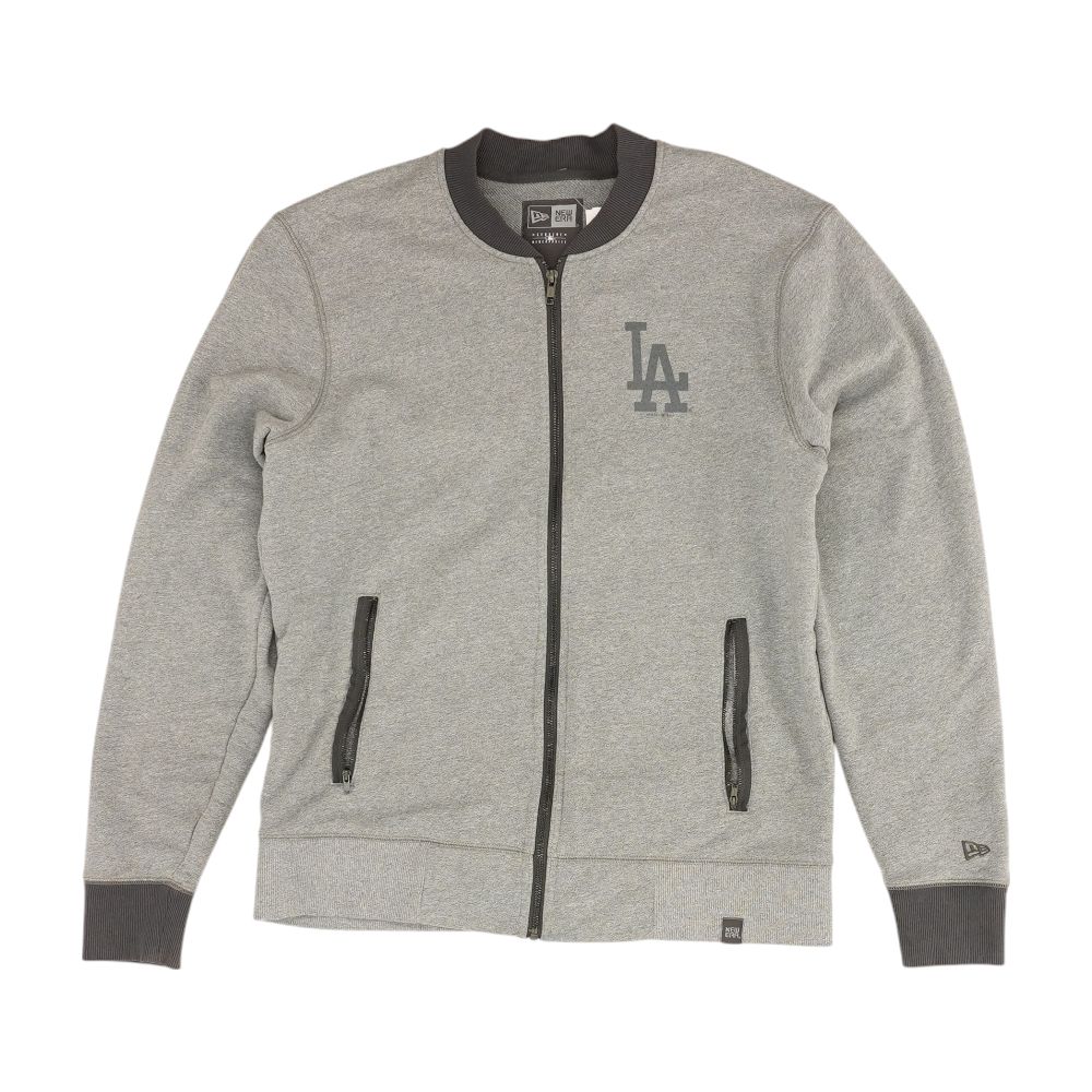 Gray LA Dodgers Solid Bomber Jacket – Unclaimed Baggage