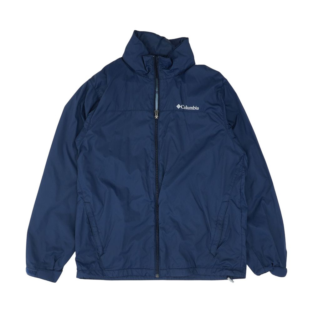 Navy Solid Rain Jacket – Unclaimed Baggage
