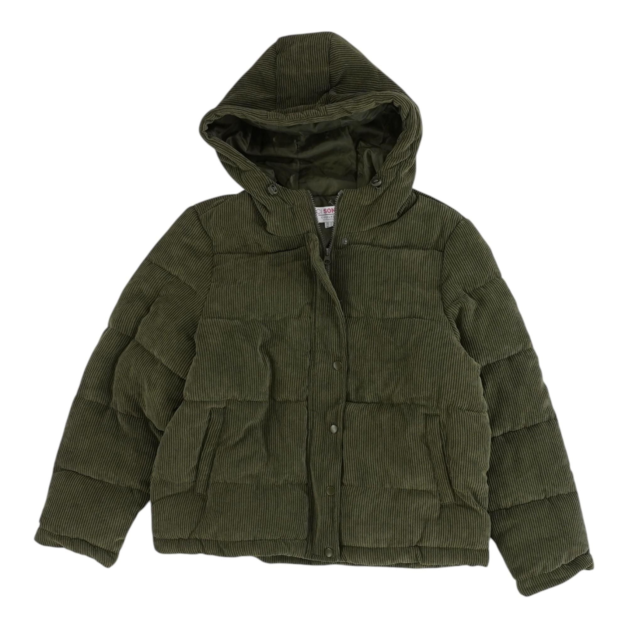 Olive Solid Puffer Jacket – Unclaimed Baggage