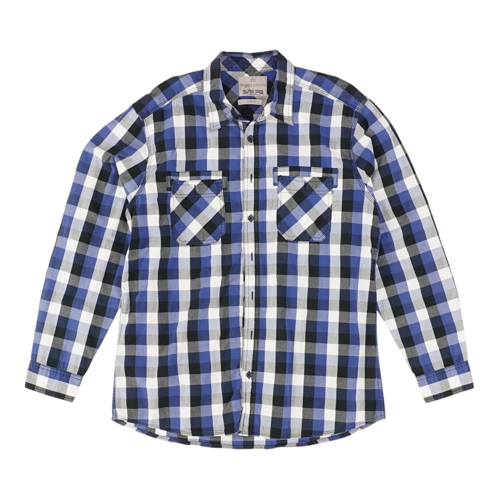 Blue Check Long Sleeve Button Down – Unclaimed Baggage