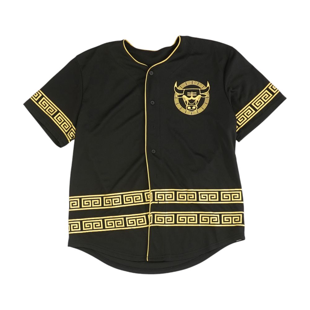 Black Chicago Bulls Solid Short Sleeve Button Down – Unclaimed Baggage