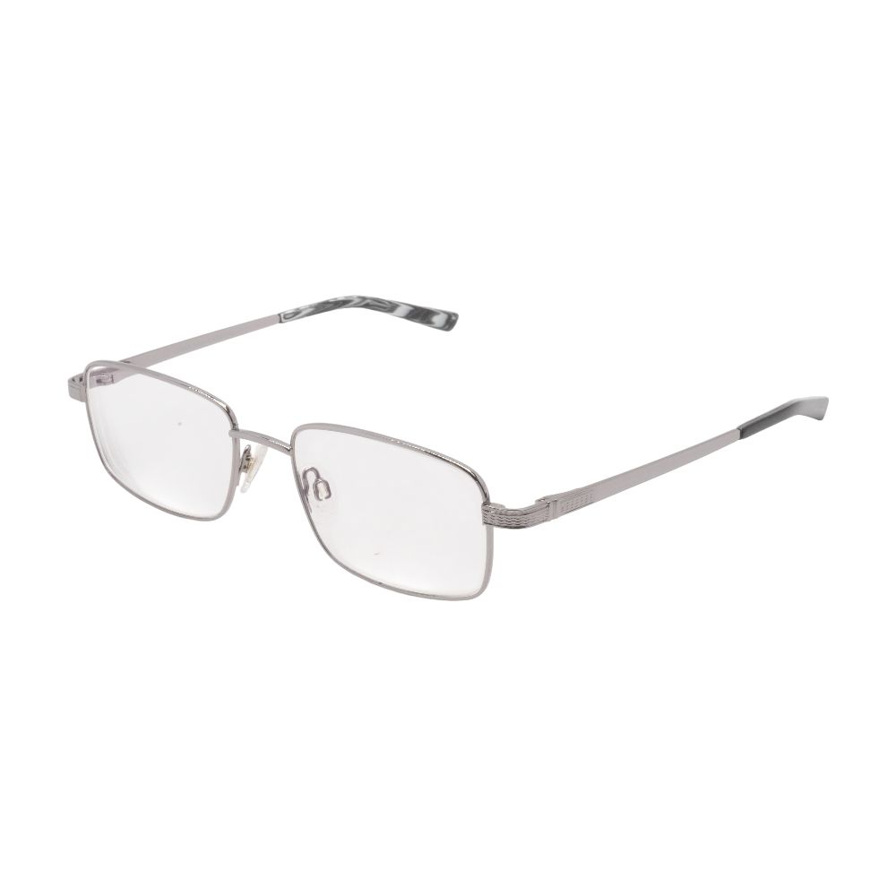 Silver Jude Square Eyeglasses FRAMES ONLY – Unclaimed Baggage