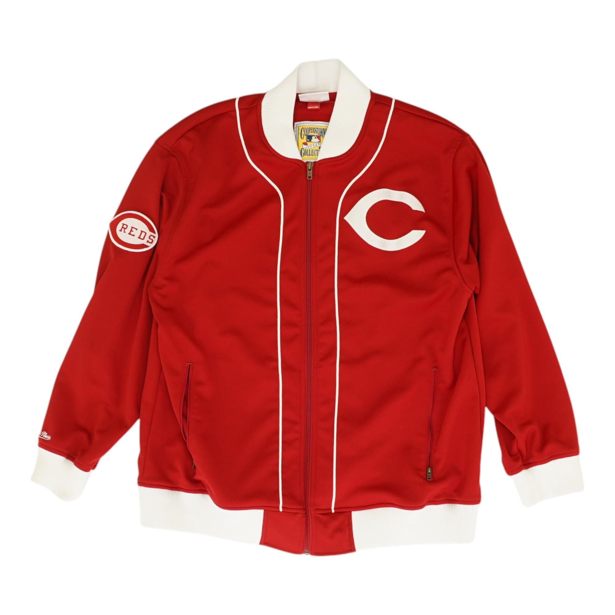 Red Cincinnati Reds Graphic Jacket – Unclaimed Baggage