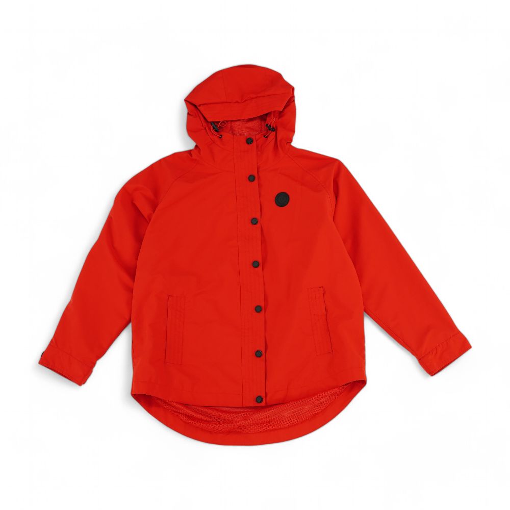 Red Solid Rain Jacket – Unclaimed Baggage