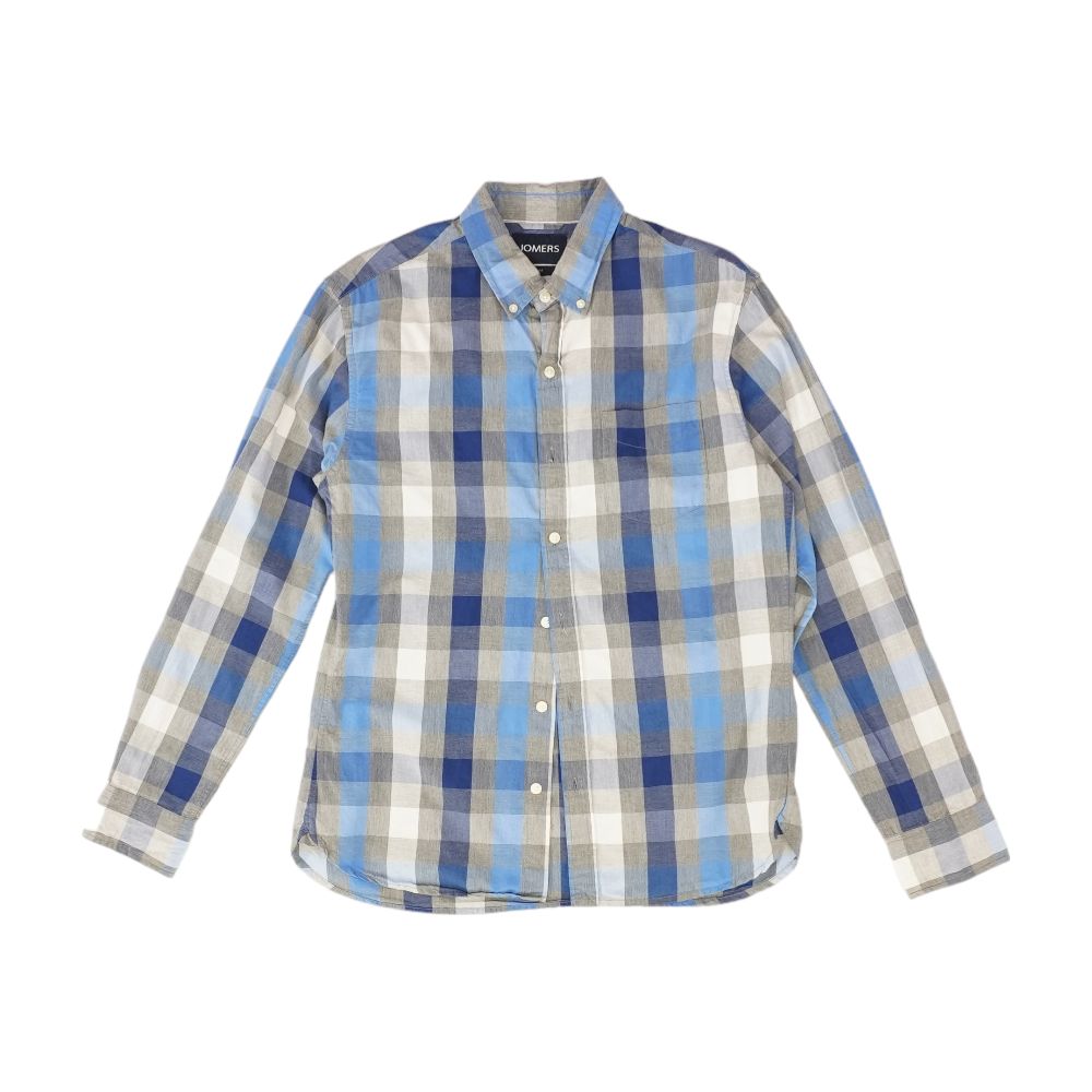 Blue Check Long Sleeve Button Down – Unclaimed Baggage