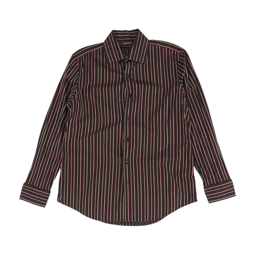 Vintage Brown Striped Long Sleeve Button Down – Unclaimed Baggage