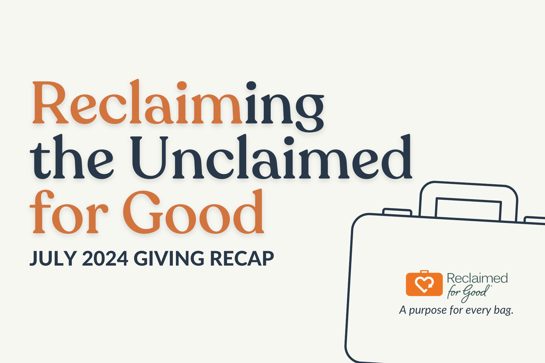 Giving Lost Items New Life – Unclaimed Baggage