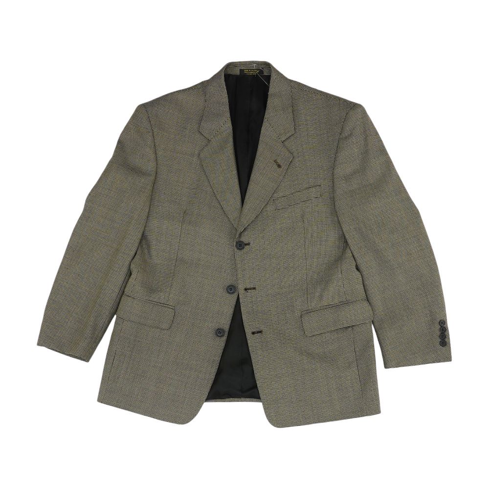 Vintage Wool Tan Check Sport Coat – Unclaimed Baggage