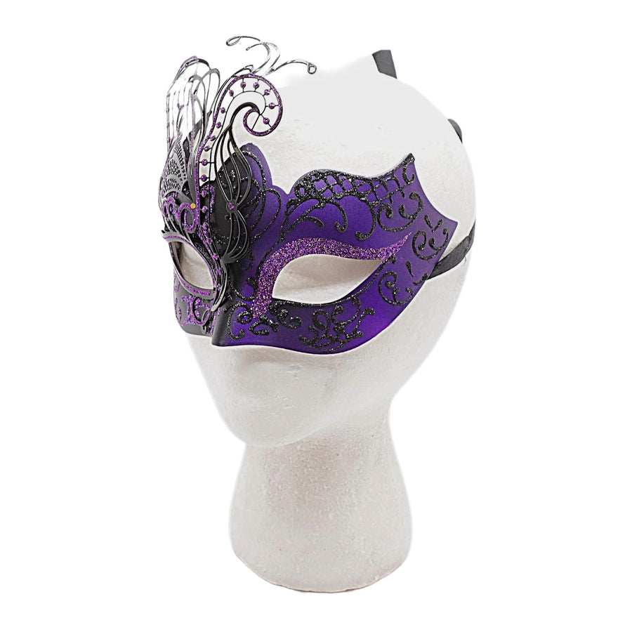 Dark Purple Masquerade Masks