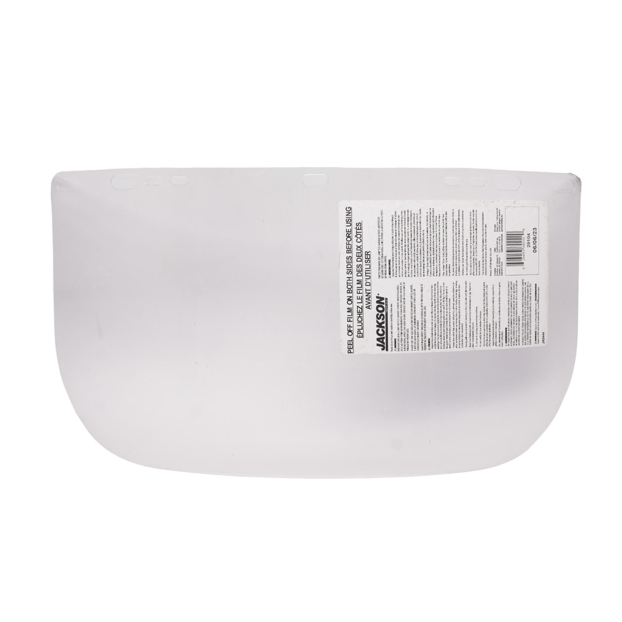 Clear Hard Hat Compatible Face Mask – Unclaimed Baggage