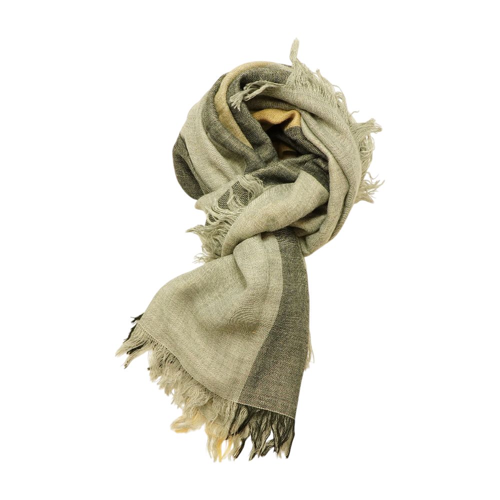 Multi Colored Color Block Wool Scarf – Unclaimed Baggage