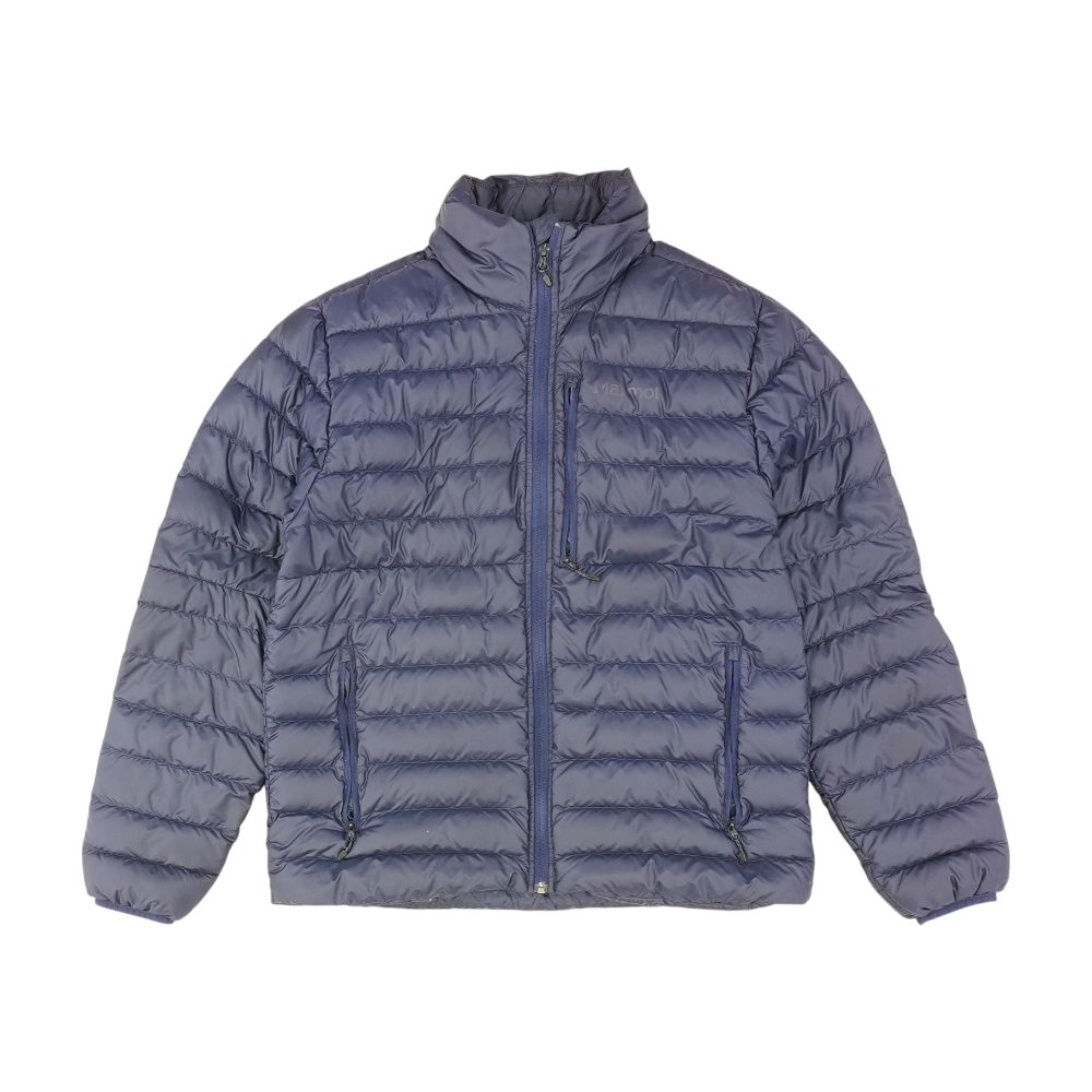 Blue Solid Puffer Jacket – Unclaimed Baggage