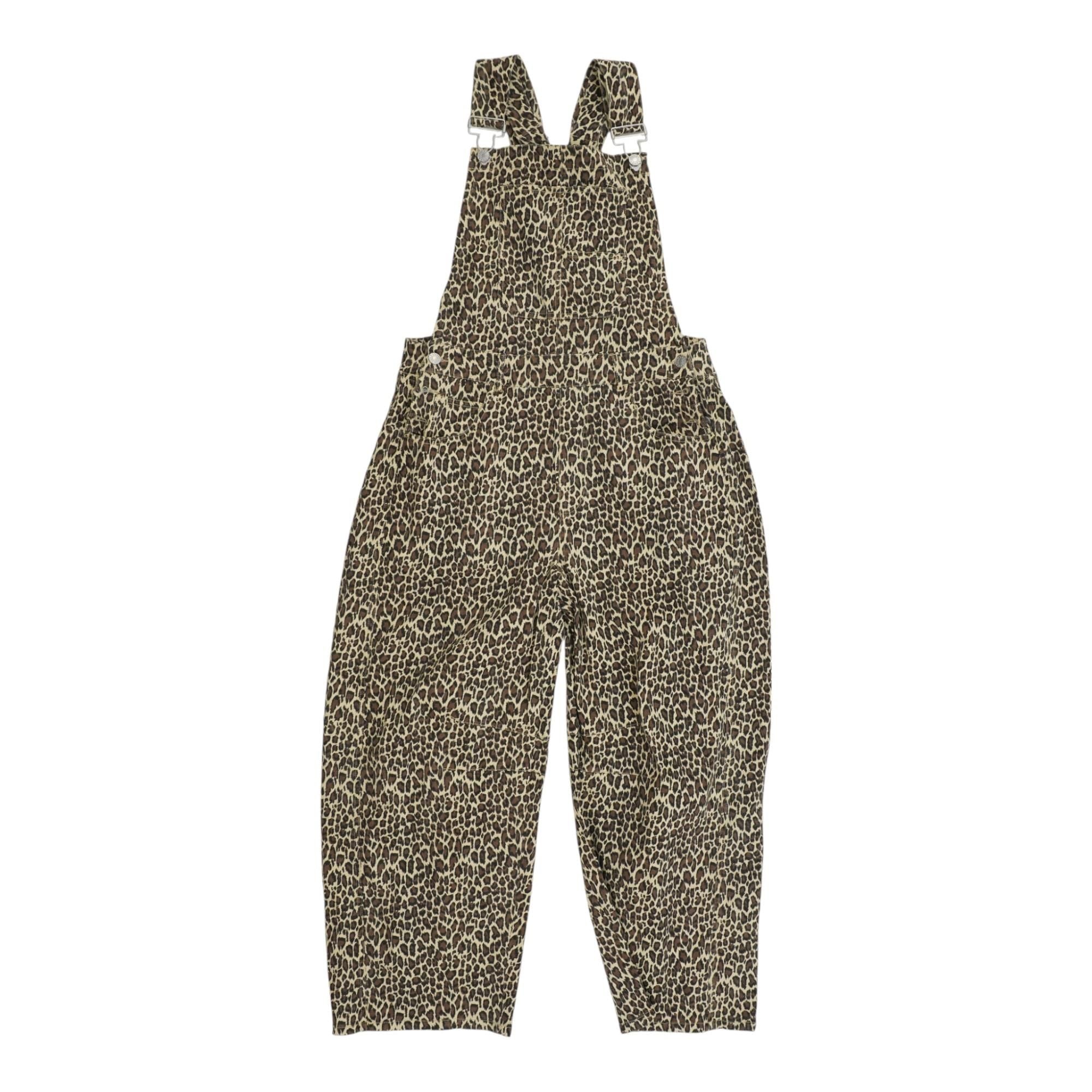 Beige Animal Print Overalls Regular Jeans – Unclaimed Baggage