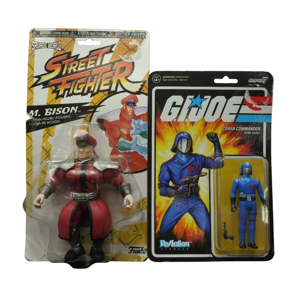 Cobra Commander & M. Bison Action Figure Bundle – Unclaimed Baggage