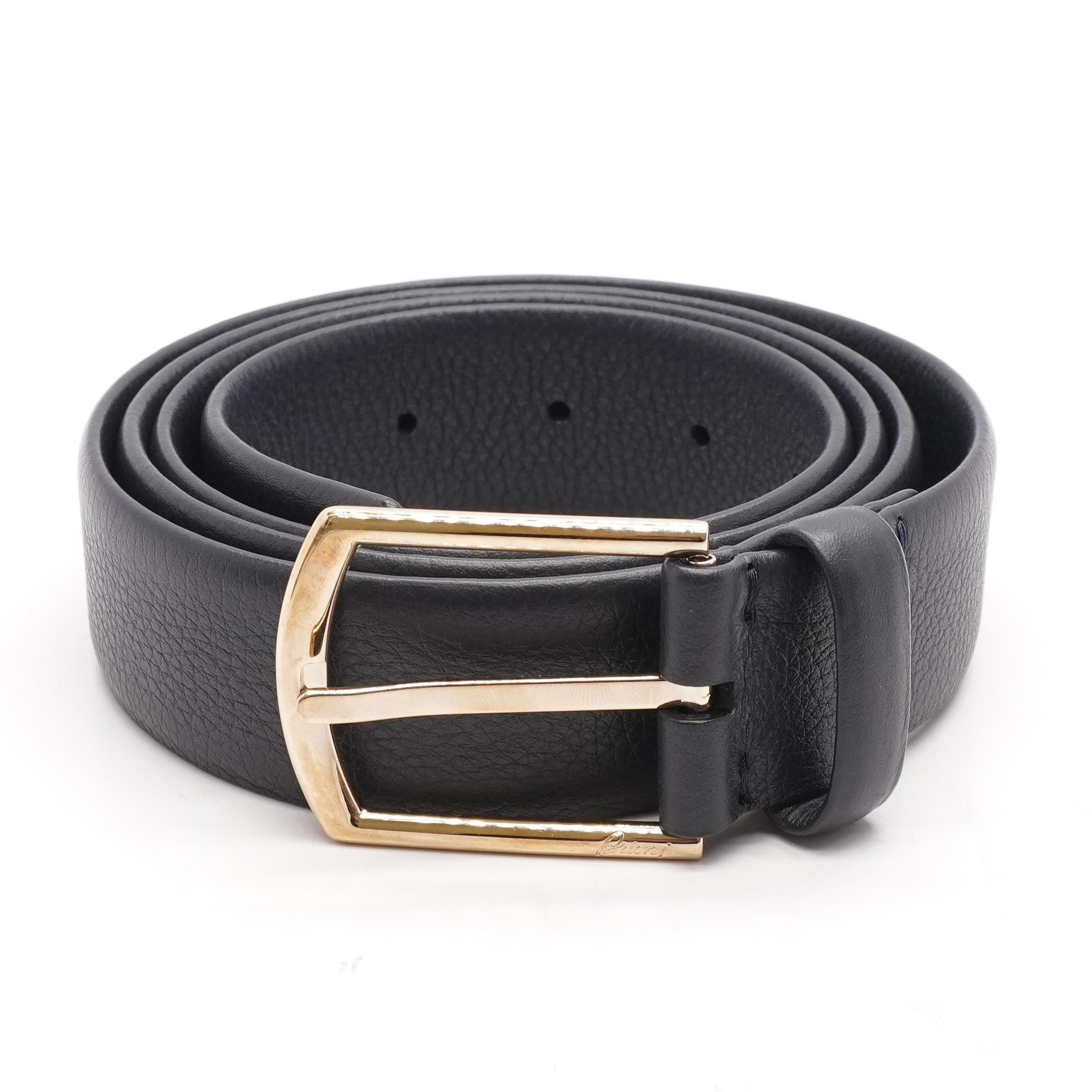 Navy Leather Belt – Unclaimed Baggage