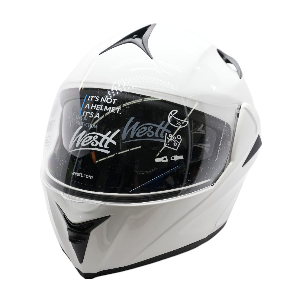 White Motorcycle Motocycle Helmet – Unclaimed Baggage