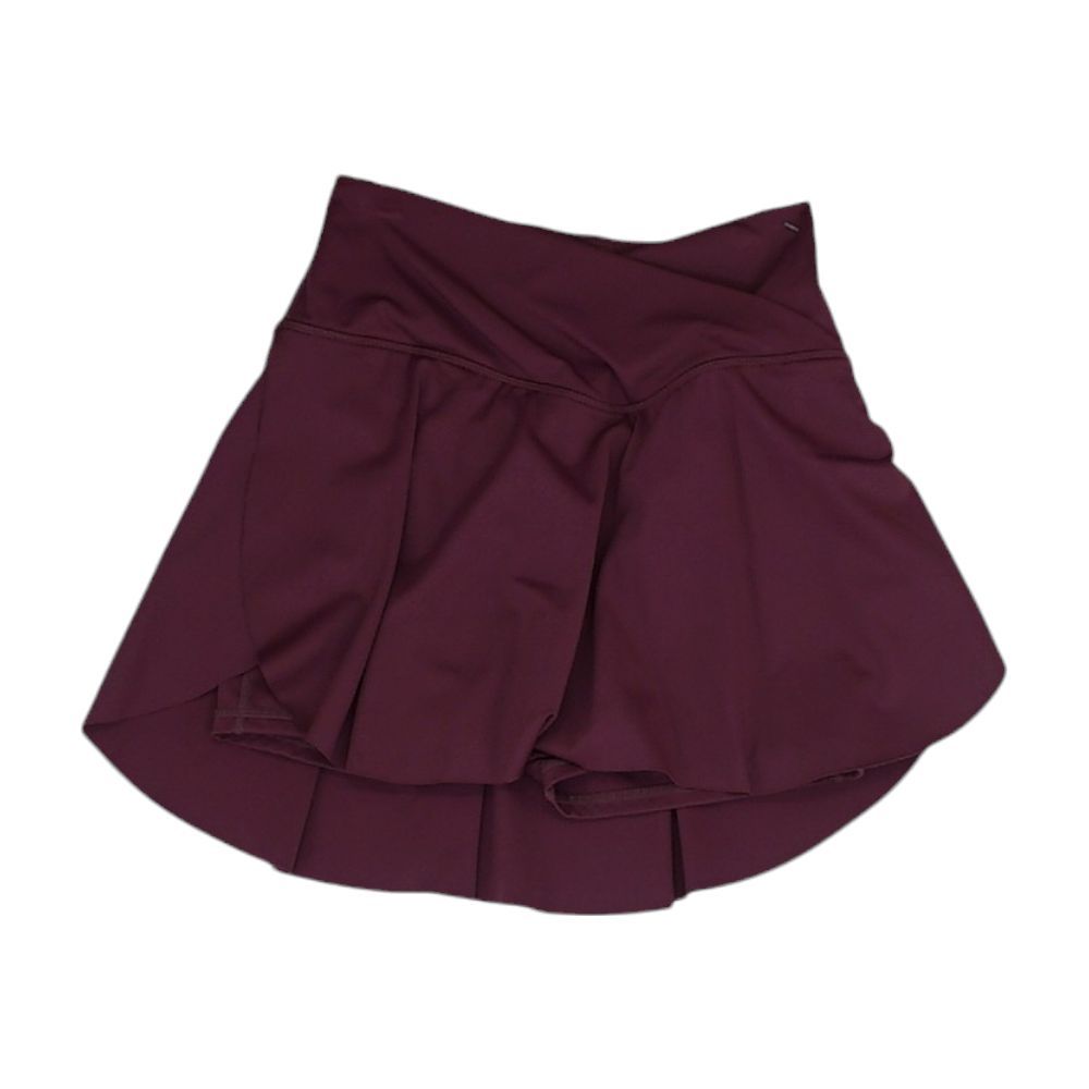 Maroon Solid Skort Skirt – Unclaimed Baggage