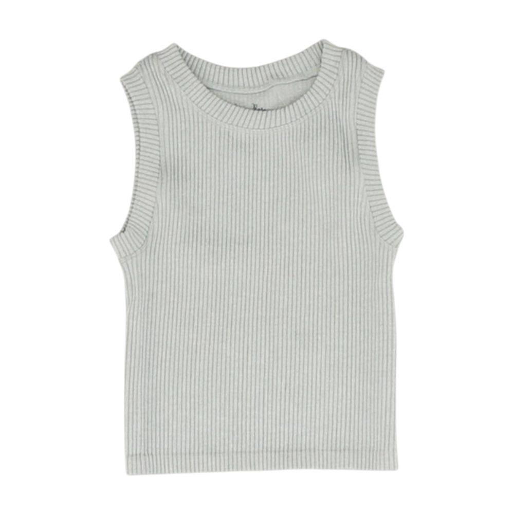 Gray Solid Cropped Tank – Unclaimed Baggage