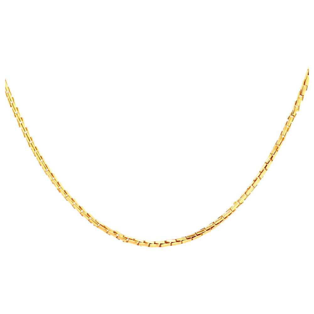 14K Gold Barrel Link Chain Necklace – Unclaimed Baggage