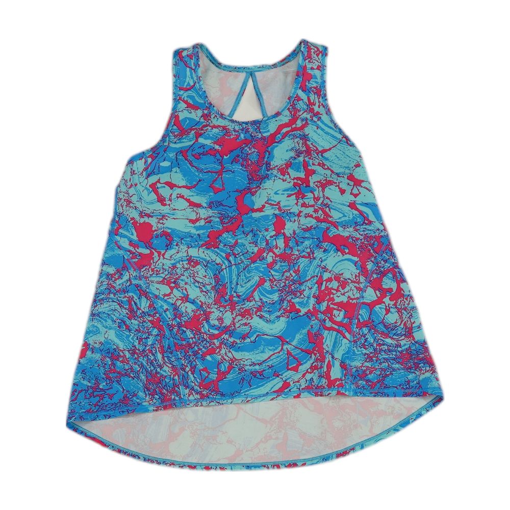Blue Graphic Active Tank – Unclaimed Baggage